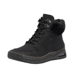 Rieker Damen Schn&uuml;rboots High Top-Sneaker, Herbstschuh mit seitlicher Logopr&auml;gung 37