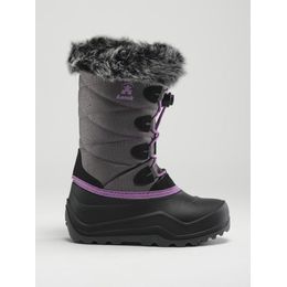 Kamik Winterstiefel "Snowangel" in Grau/ Lila - 38% | Gr&ouml;&szlig;e 25 | Kinderstiefel