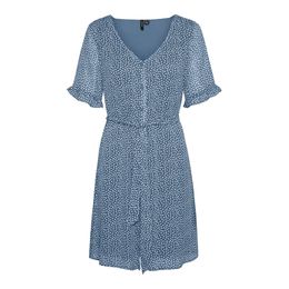 V&eacute;ro Moda Vero Moda Kleid 'CARO' Damen Gr&ouml;&szlig;e 40 blau Sommerkleid