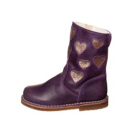 kmins Leder-Boots in Lila/ Gold - 47% | Gr&ouml;&szlig;e 39 | Kinderstiefel