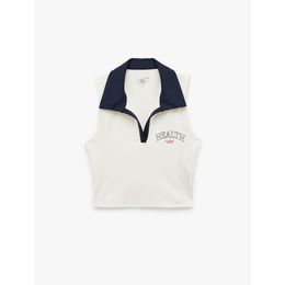 KOTON Top Damen Gr&ouml;&szlig;e L navy / knallrot / wei&szlig;