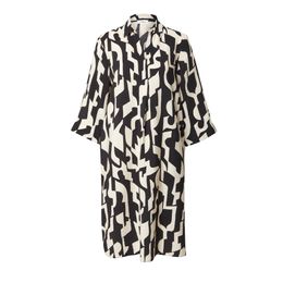 s.Oliver Shirt Dress female size 44 Black / Wool white