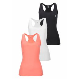 H.I.S. H.I.S Tanktop Damen Gr&ouml;&szlig;e S koralle / schwarz / wei&szlig;