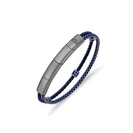 Police Armband 'Twinrow' Herren Gr&ouml;&szlig;e 19 cm blau