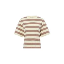 Marie Lund T-Shirt Damen Gr&ouml;&szlig;e S pastellgelb / taupe