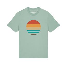 Watapparel Shirt ' Retro Sunset Ocean ' Herren Gr&ouml;&szlig;e S anthrazit / mischfarben