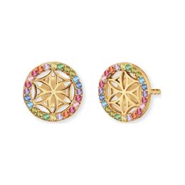 Engelsrufer Ohrringe 'Lebensblume' Damen Gr&ouml;&szlig;e One Size pastellblau / gold / pink / rosa