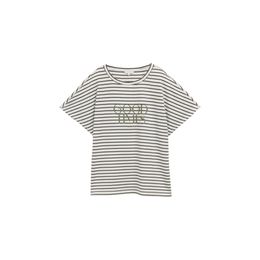 Tom Tailor Shirt female size XXL Navy / Apple / Off white