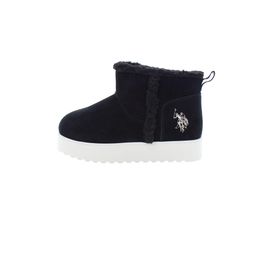 U.S. Polo Assn. Snowboots Jungen Gr&ouml;&szlig;e 27 schwarz / wei&szlig;