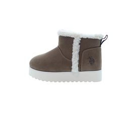 U.S. Polo Assn. Snowboots Jungen Gr&ouml;&szlig;e 35 hellbraun / wei&szlig;
