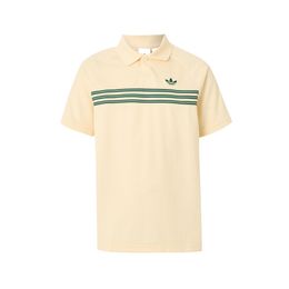 adidas originals Shirt 'CHEST STRIPES' male size M Light yellow / Green
