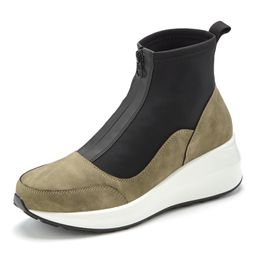 Lascana Ankle Boots female size 37 Olive / Black