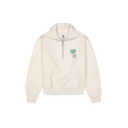 Garcia Sweatshirt M&auml;dchen Gr&ouml;&szlig;e 140/146 gr&uuml;n / dunkelgr&uuml;n / wei&szlig;meliert