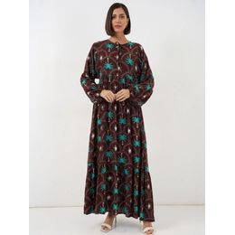 Bigdart Midi Kleid Damen Gr&ouml;&szlig;e 42 mokka Sommerkleid
