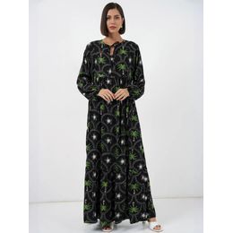 Bigdart Midi Kleid Damen Gr&ouml;&szlig;e 42 schwarz Sommerkleid