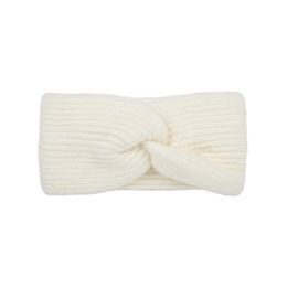 styleBREAKER Stirnband 'Strick Stirnband Rippenmuster Twist Knoten' Damen Gr&ouml;&szlig;e One Size creme