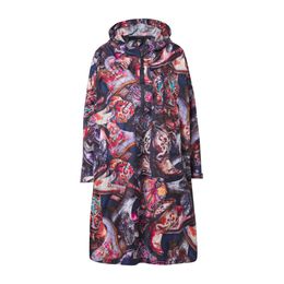 Lauras&oslash;n Funktionsjacke Damen Gr&ouml;&szlig;e XS/XL marine / gelb / lila / pink
