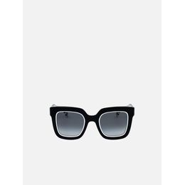 Carolina Herrera Sonnenbrille 'Carolina Herrera HER 0087/S Black white 50/25/145 Women Sunglasses' Damen Gr&ouml;&szlig;e 50 schwarz
