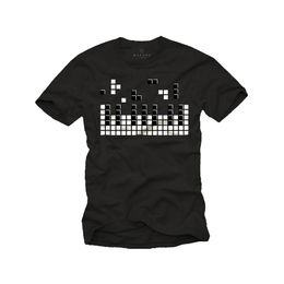 Makaya Shirt 'Piano' Herren Gr&ouml;&szlig;e L schwarz