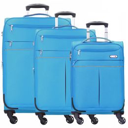d&n D&N Kofferset 3tlg. Herren Gr&ouml;&szlig;e One Size blau