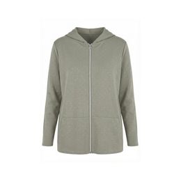 MIAMODA Sweatjacke Damen Gr&ouml;&szlig;e 6XL grasgr&uuml;n
