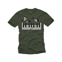 Makaya Shirt 'Piano' Herren Gr&ouml;&szlig;e S gr&uuml;n