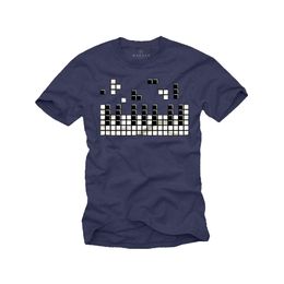 Makaya Shirt 'Piano' Herren Gr&ouml;&szlig;e M blau