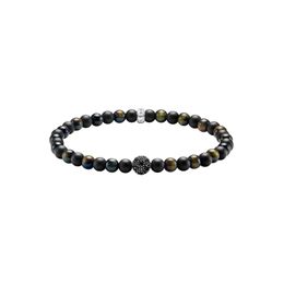 Thomas Sabo Armband Herren Gr&ouml;&szlig;e 19 braun / schwarz / silber