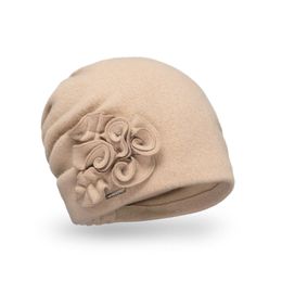 Vivisence M&uuml;tze '7076' Damen Gr&ouml;&szlig;e 54/64 beige