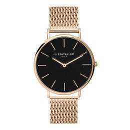 Liebeskind Berlin Uhr Damen Gr&ouml;&szlig;e One Size rosegold / schwarz