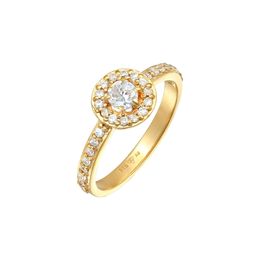 Elli Ring Damen Gr&ouml;&szlig;e 54 gold / transparent