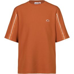 Ellesse T-Shirt 'Sartoria' Herren Gr&ouml;&szlig;e XL cognac / wei&szlig;
