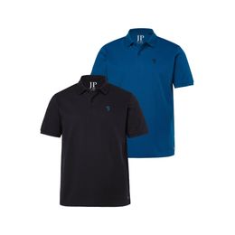 JP1880 Poloshirt Herren Gr&ouml;&szlig;e XL blau / schwarz