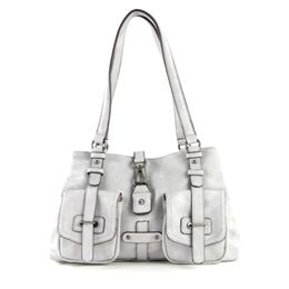 Tomshop24-7 Schultertasche 'Bernadette' Damen Gr&ouml;&szlig;e One Size hellgrau