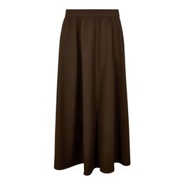 Apricot Brushed Twill A-Line Midi Skirt ' ' Damen Gr&ouml;&szlig;e 36 braun