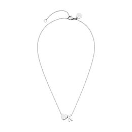 PURELEI Kette 'Letter Heart K' Damen Gr&ouml;&szlig;e 50 / 55cm silber