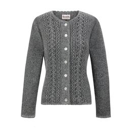 Stockerpoint Knit Cardigan 'Mabella' female size 4XL Dark grey