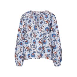 Seidensticker Blouse 'Schwarze Rose' female size 4XL Blue / Light blue / Red