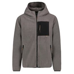 Sublevel Fleecejacke Herren Gr&ouml;&szlig;e L grau / schwarz