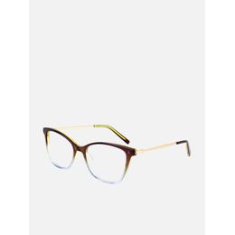 DKNY Sunglasses 'DKNY DK7010 Crystal navy/peach gradient 53/17/135 WOMAN Eyewear Frame' female size 53 Green