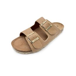 THIES Pantolette 'THIES 1856 Eco Bio Sandal' Damen Gr&ouml;&szlig;e 44 honig