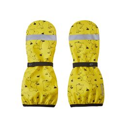 Reima Handschuhe ' Moomin Puro ' Jungen Gr&ouml;&szlig;e XXS/XS gelb / silbergrau / schwarz