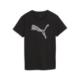 Puma T-Shirt Damen Gr&ouml;&szlig;e S hellgrau / schwarz