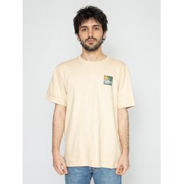 Brixton Shirt 'Alpha Square S/S STT' male size L Beige