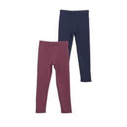 s.Oliver Leggings M&auml;dchen Gr&ouml;&szlig;e 140 navy / bordeaux