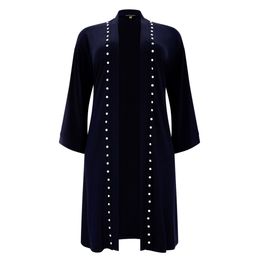 Yoek Strickjacke Damen Gr&ouml;&szlig;e XXXL blau