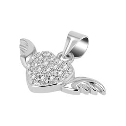 Akzent Anh&auml;nger '"Kyla" aus 925 Sterlingsilber, rhodiniert, langlebig' Damen Gr&ouml;&szlig;e One Size silber