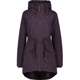 alife and kickin Alife & Kickin Parka 'CharlotteAK B' Damen Gr&ouml;&szlig;e XL braun / lila / aubergine