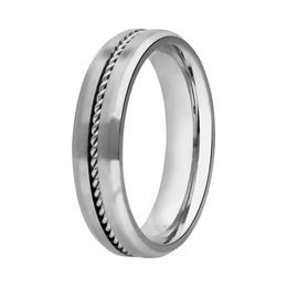 Lucardi Schmuck 'Coole Basics' Jungen Gr&ouml;&szlig;e 47 silbergrau / silber