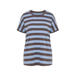 Ulla Popken T-Shirt Damen Gr&ouml;&szlig;e XXL/XXXL hellblau / schlammfarben